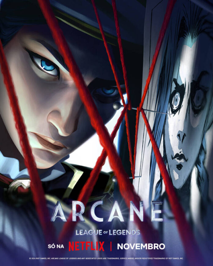 Confira o novo cartaz INCRÍVEL da 2ª e ÚLTIMA temporada de ‘Arcane’!