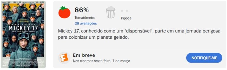 ‘Mickey 17’: Longa estrelado por Robert Pattinson conquista 86% de ...