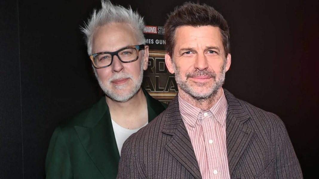 Zack Snyder e James Gunn celebram AMIZADE com nova foto de bastidores ...